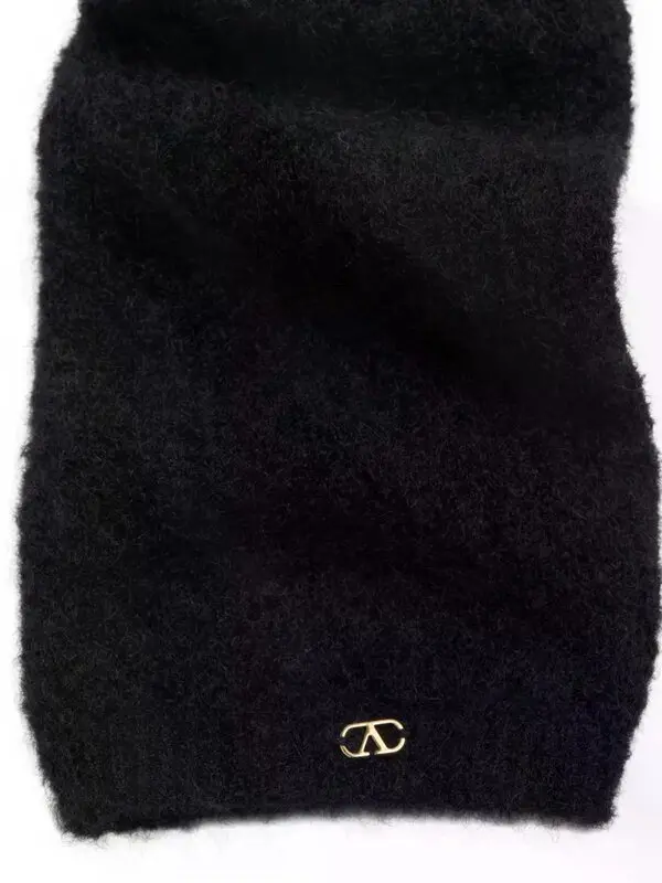 Valentino Garavani Mohair Mid-calf Socks - Black
