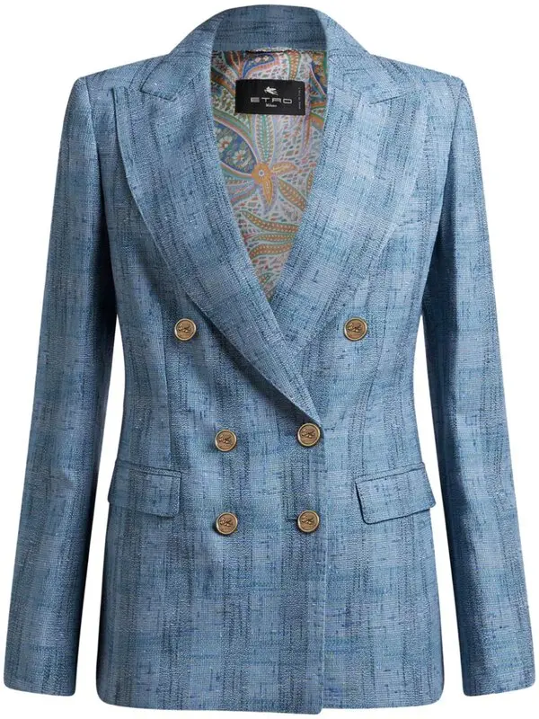 Etro Check Blazer