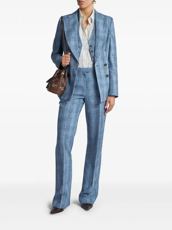 Etro Check Blazer