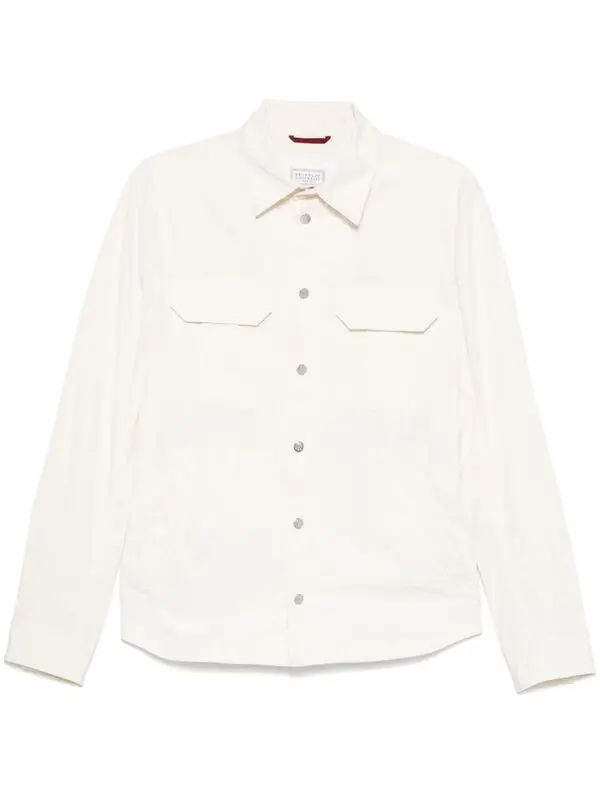 Brunello Cucinelli Logo-buttons Jacket - Neutrals