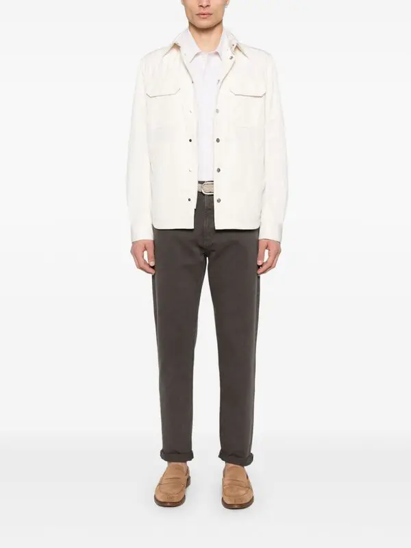 Brunello Cucinelli Logo-buttons Jacket - Neutrals