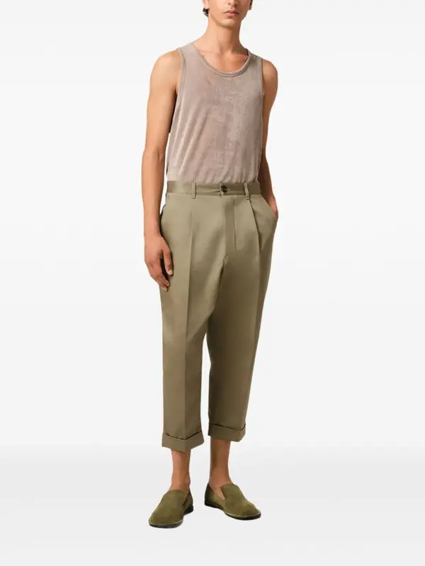 AMI Paris Tapered-leg Trousers
