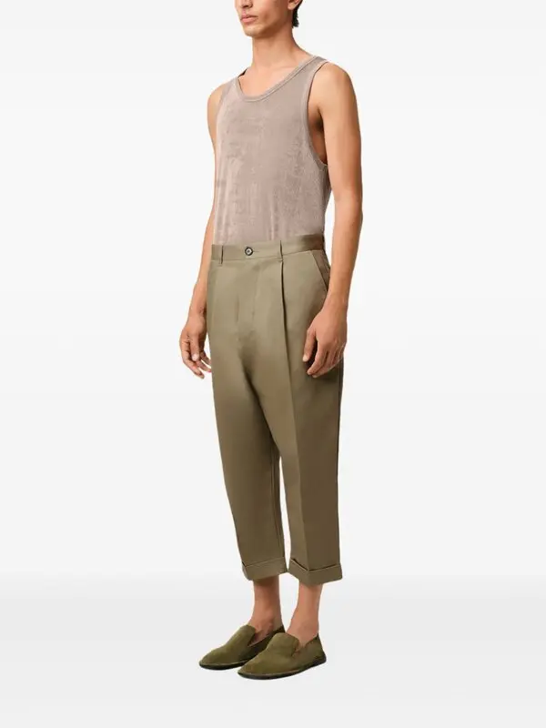 AMI Paris Tapered-leg Trousers