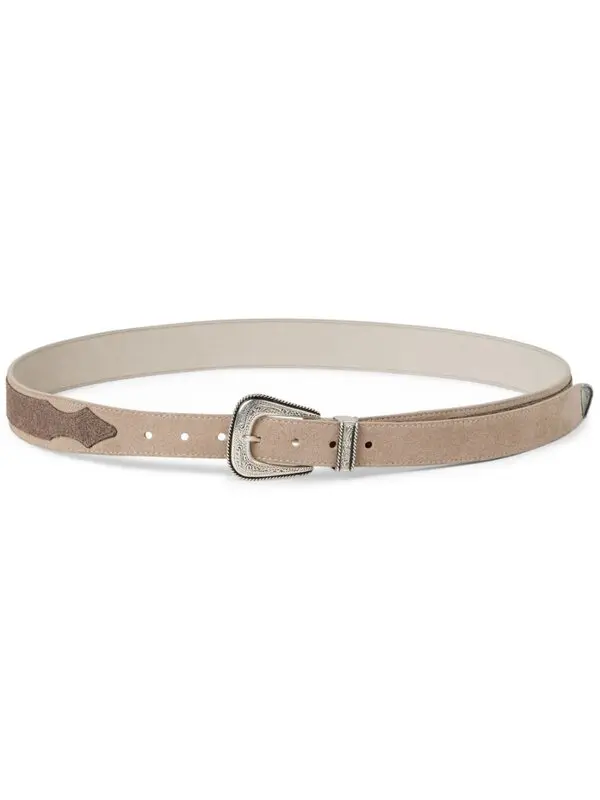 Brunello Cucinelli Leather Belt - Neutrals