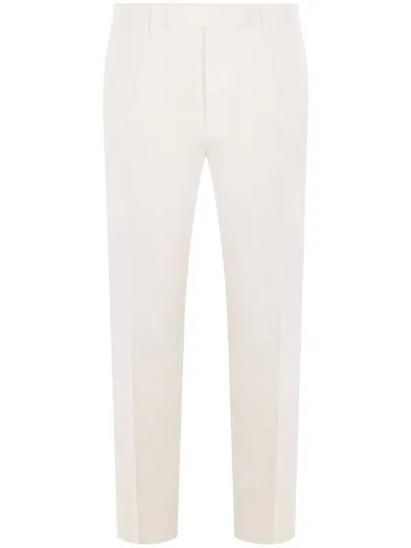 Zegna Pleated Gabardine Trousers