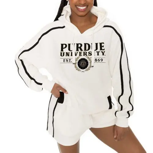 GAMEDAY COUTURE Purdue Boilermakers Pullover Hoodie And Shorts Set