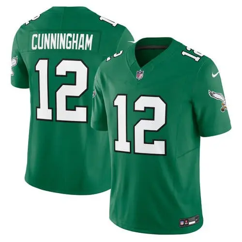 Nike Randall Cunningham Philadelphia Eagles Alternate Vapor F.u.s.e. Limited Jersey - Kelly Green