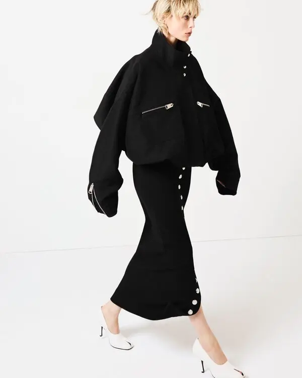 Khaite Brynlee Pencil Skirt