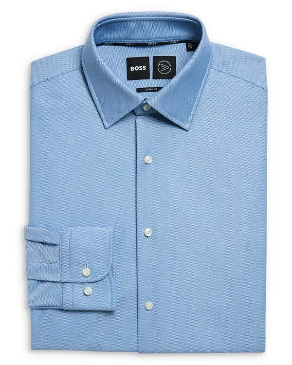 Boss P Max Kent Sharp Fit Performance Dress Shirt In Open Blue - 69% Off |  Editorialist