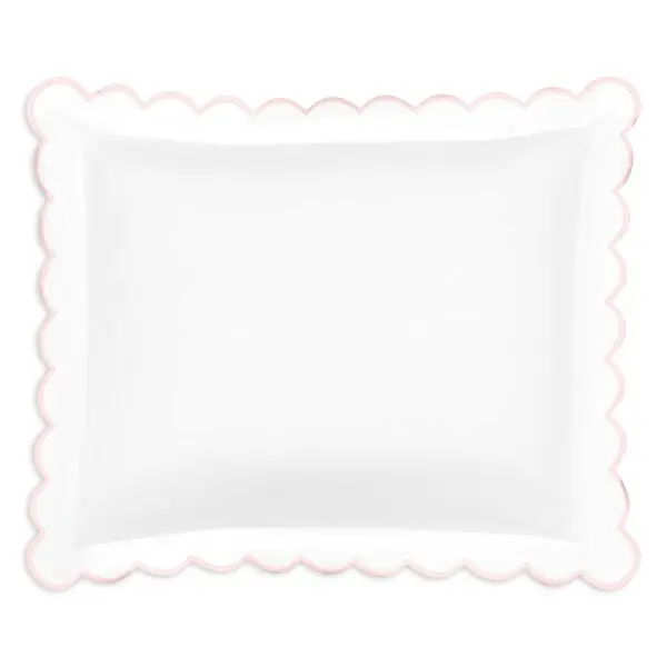 MATOUK Dakota Percale Boudoir Sham - Pink