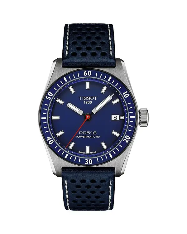 TISSOT Powermatic 80 38mm Watch - Blue/black