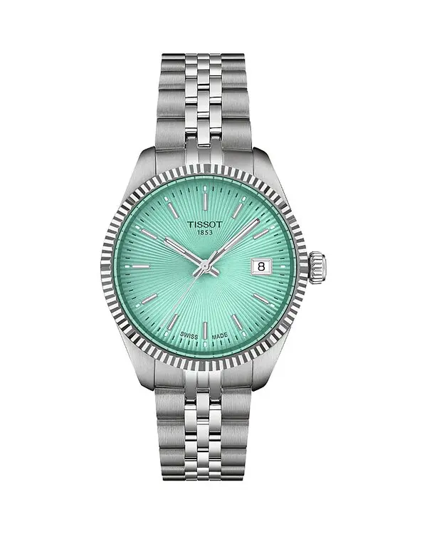 TISSOT Ballade Watch 34mm - Green/silver