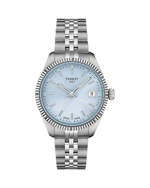 TISSOT Ballade 34mm Watch - Blue/silver