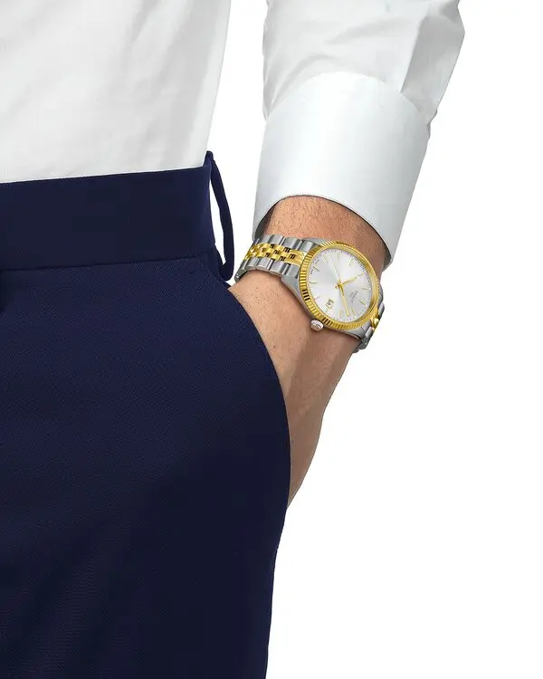 TISSOT Ballade 40mm Watch - Silver/gold