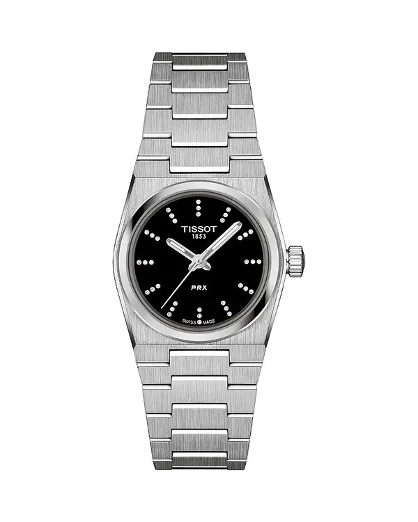 TISSOT Prx Quartz Watch, 25mm - Black/silver