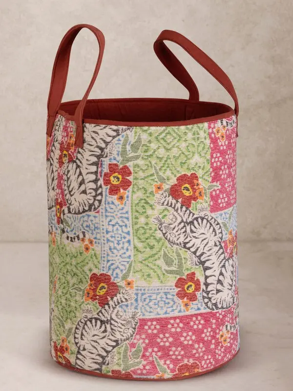 GAURI KOHLI Sundance Laundry Hamper Storage Basket