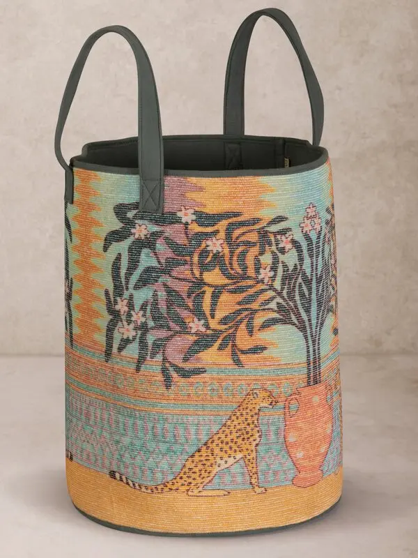 GAURI KOHLI Zaria Laundry Hamper Storage Basket