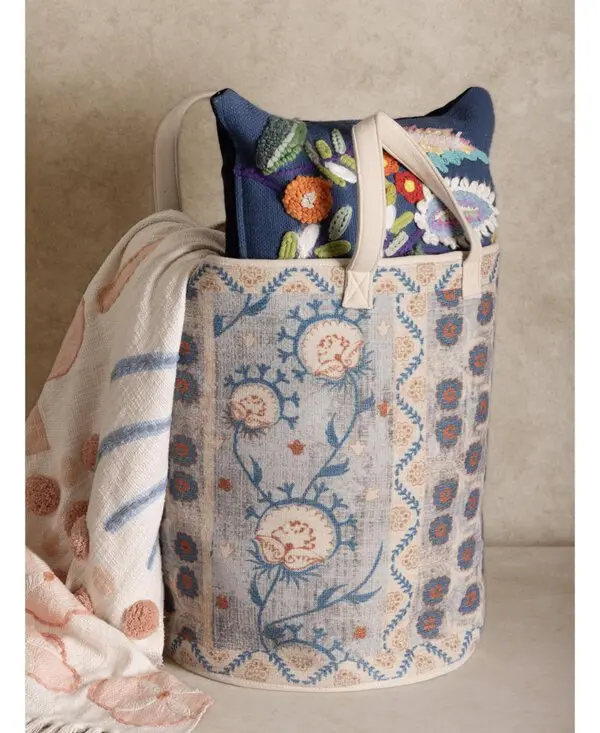 GAURI KOHLI Gilmore Laundry Hamper Storage Basket