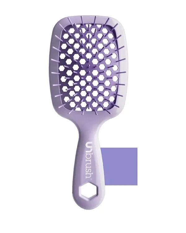 FHI HEAT Unbrush Mini Pastel Detangling Hair Brush - Lilac Light Purple