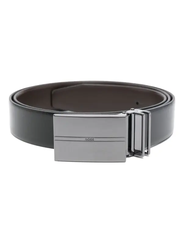 BOSS Leather Belt - Black