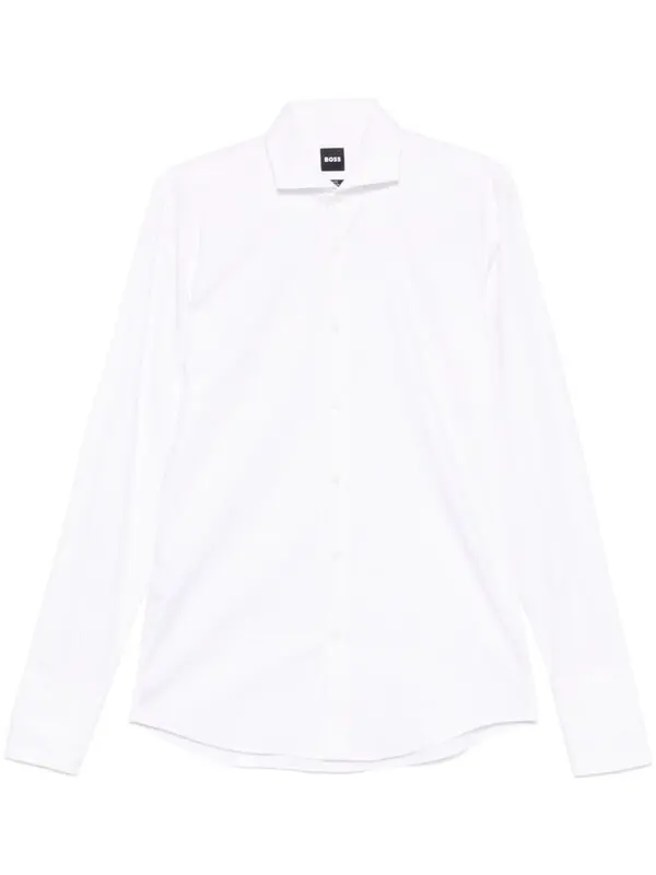 BOSS Classic-collar Shirt - White