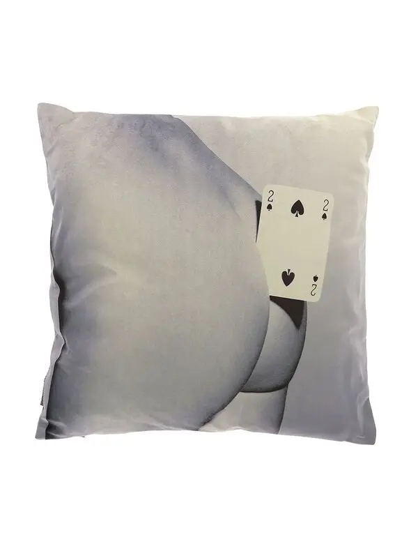 SELETTI Toiletpaper Card Cushion - Silver