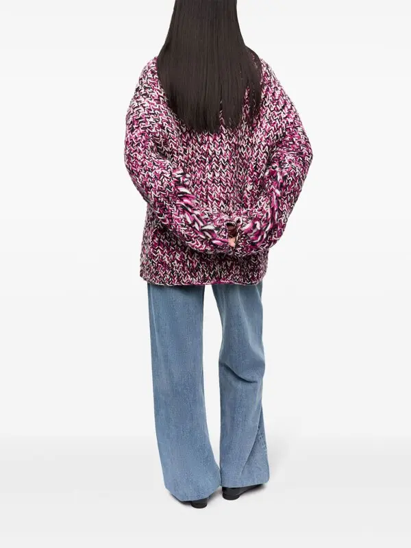 GANNI Chunky-knit Cardigan