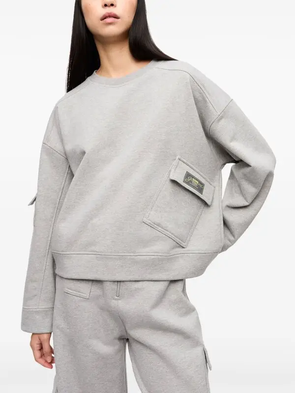 GANNI Logo-patch Sweatshirt
