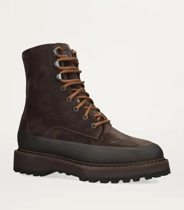 Le Monde Beryl Suede Dolomite Ankle Boots