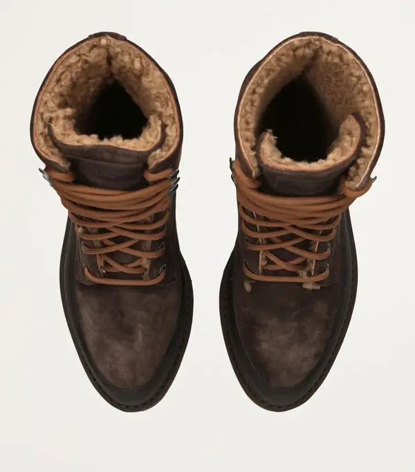 Le Monde Beryl Suede Dolomite Ankle Boots