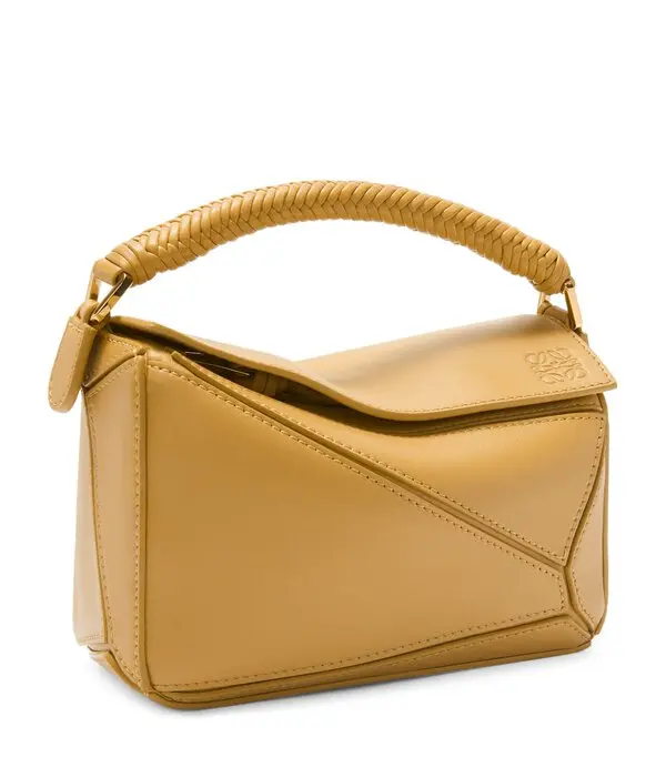 Loewe Mini Puzzle Top-handle Bag - Beige