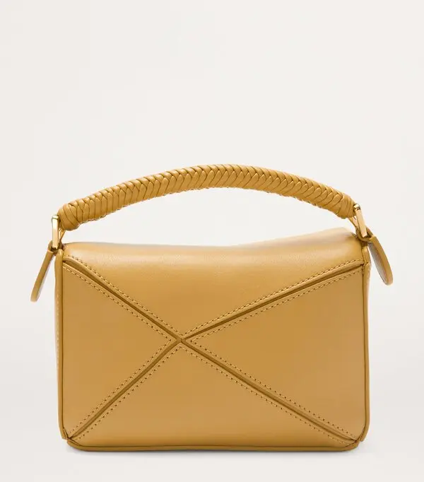 Loewe Mini Puzzle Top-handle Bag - Beige