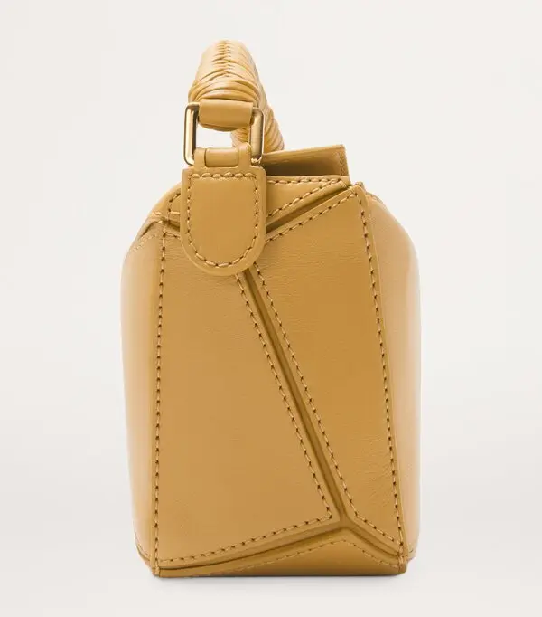 Loewe Mini Puzzle Top-handle Bag - Beige