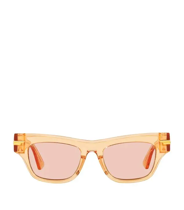 Bottega Veneta Acetate Sunglasses - Orange