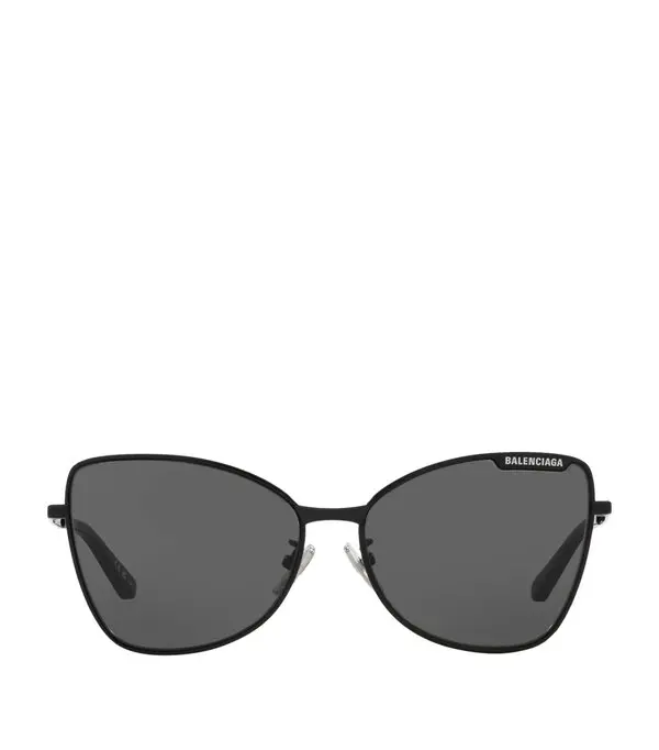 Balenciaga Metal Sunglasses - Black