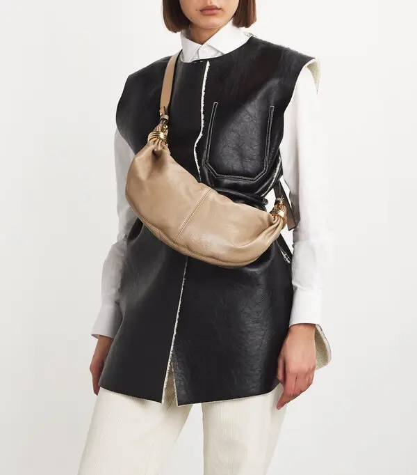 Chloé Small Leather Bracelet Bag - Brown