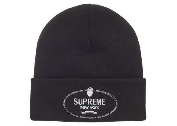 Supreme Crest Beanie - Black