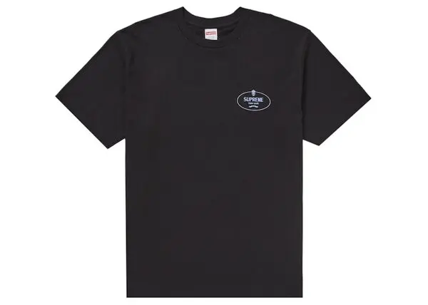 Supreme Crest Tee Shirt - Black