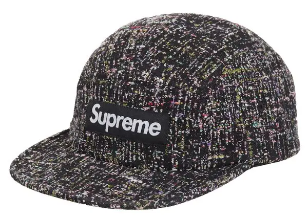 Supreme Denim Boucle Cap - Black