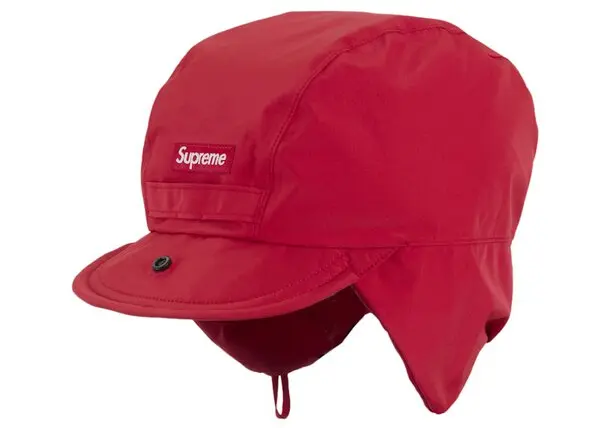 Supreme Goretex Earflap Cap - Red