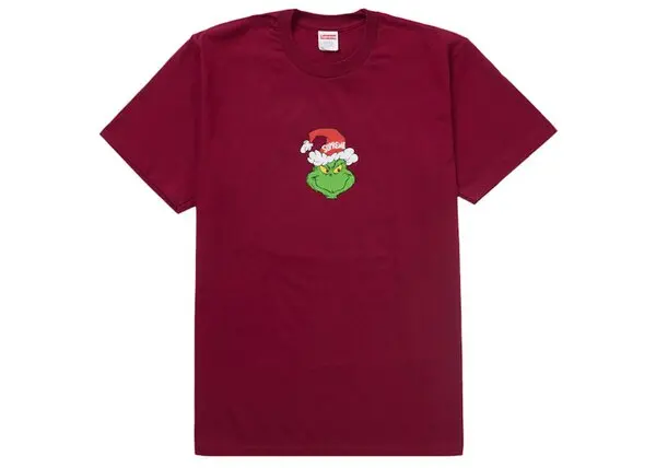 Supreme Grinch Tee Shirt - Cardinal