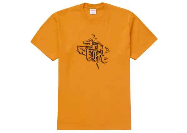 Supreme Smoke Tee Shirt - Orange
