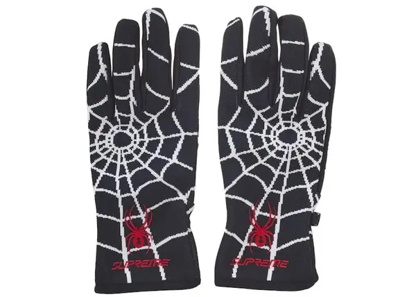 Supreme Spyder Gloves - Black