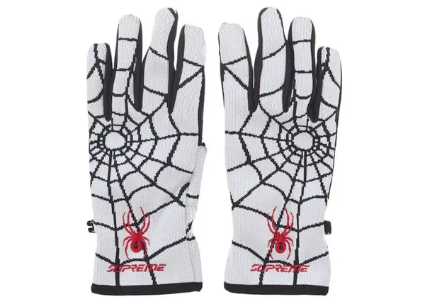 Supreme Spyder Gloves - White