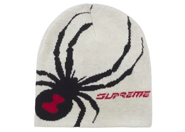 Supreme Spyder Beanie - White