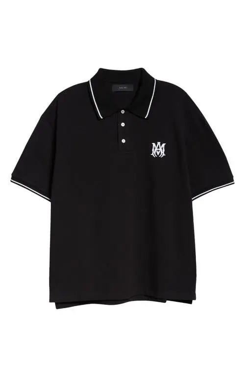 Amiri Ma Core Logo Polo - Black