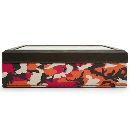Wolf Elements 10-piece Watch Box - Red