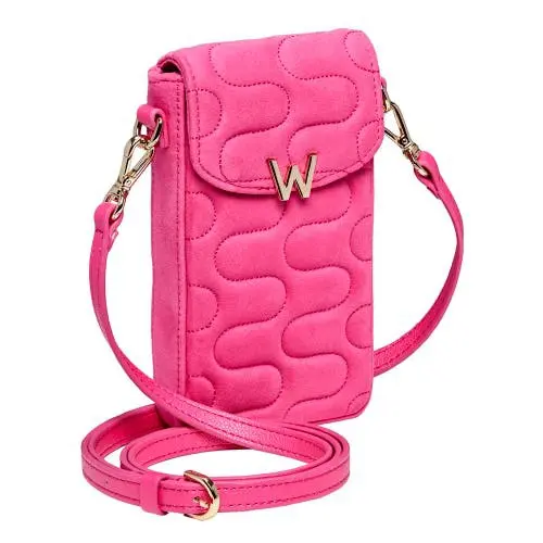 Wolf Mimi Swirl Phone Bag - Pink Flash