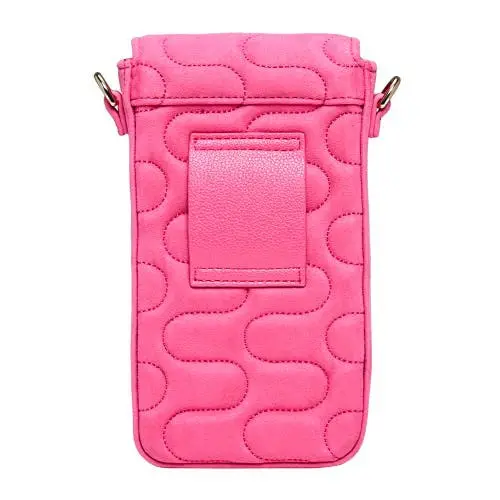 Wolf Mimi Swirl Phone Bag - Pink Flash