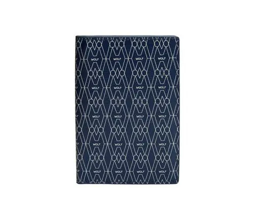 Wolf Signature Passport Sleeve - Blue